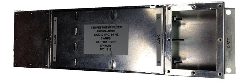 Tempest Filter - Captor Corporation - Custom Tempest EMI Filters